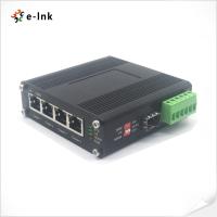 China Aluminum Case Ethernet Switch 4 Port 10/100/1000Base-T + 1-Port 100/1000Base-X SFP AC Power Input Wall Mount for sale