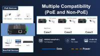 China 30W PoE Fiber Media Converter 100/1000base-X SFP To 10/100/1000base-T 802.3at for sale