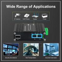 China Outdoor Industrial PoE Media Converter 2 Port 10/100/1000T 802.3at 30w To 1 Port 100/1000x SFP for sale