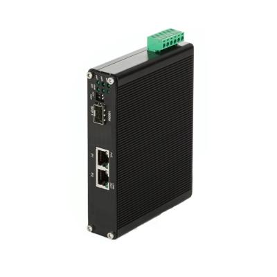 China Hardened 2 Port RJ45 + 1 - Port SFP Industrial Ethernet  PoE Switch , 1x 1000Base-FX SFP for sale