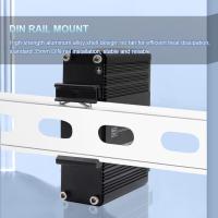 China Industrial Serial to Fiber Media Converter RS232 RS485 RS422 Din Rail Fiber Modem for sale