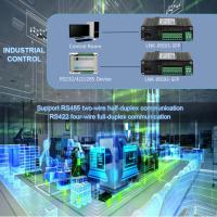 China Industrial Serial to Fiber Media Converter RS232 RS485 RS422 Din Rail Fiber Modem for sale