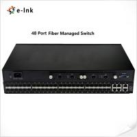 China Fiber Switch L3 Managed 48 Port Gigabit SFP With 2-Port 10G SFP And 6-Port Combo Ethernet for sale