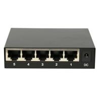 China 10/100/1000M Unmanaged Poe Switch , 5 Port Gigabit Ethernet Switch MTK7530U Chipset for sale