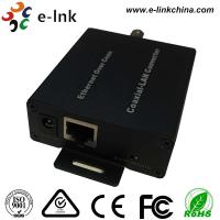 China 10/100Mbps IP Ethernet Over Coaxial Converter With Dc 12v Power Supply for sale