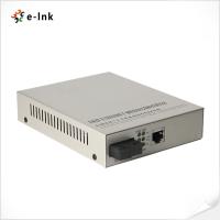China Fast Ethernet Media Converter With Built-In PSU 10/100M WDM SC Fiber for sale