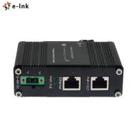 China Din Rail Industrial PoE Injector Adapter for 2.5G 802.3bt 95W Power 12-48V DC for sale