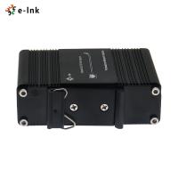 China 60W PoE Injector 2.5G 802.3at with 48V DC Output Din Rail Industrial Power Ethernet Adapter for sale