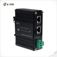 China 60W PoE Injector 2.5G 802.3at with 48V DC Output Din Rail Industrial Power Ethernet Adapter for sale