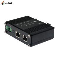 China PoE Injector Adapter 2.5G 802.3at 30W 48V DC Output with Booster Function Din Rail Mounting for sale