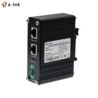 China Wholesale Industrial 5G PoE Injector Din Rail Mounting 802.3at 30W Power Ethernet Injector for sale