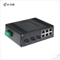 China Industrial PoE Ethernet Switch 6 x PoE + 3 x SFP Fast Ethernet for sale