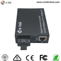China Gigabit Fiber Optic Cable Ethernet Media Converter Single Core MM Dual Fiber for sale