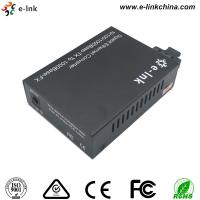 China Gigabit Fiber Optic Cable Ethernet Media Converter Single Core MM Dual Fiber for sale