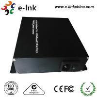 China 10/100/1000M Ethernet POE Switch , PoE Media Converter with PoE Reset Function for sale