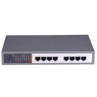 China 10 / 100 / 1000Mbps 8 ports Ethernet POE Switch , 220VAC Industrial Gigabit Switch IEEE802.3at for sale
