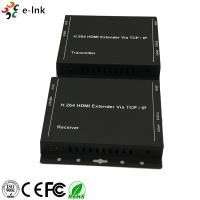 China H.264 TCP / IP HDMI Over Fiber Optic Extender transmit HD video and audio over one cat5e / cat6 cable for sale
