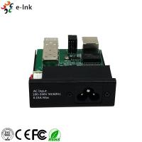 China Lightweight Black Color Fiber Ethernet Media Converter Extremely Low Power Consumption for sale