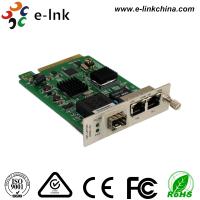 China Managed Gigabit Ethernet Fiber Media Converter 2- Port 10 / 100 / 1000Base-T to 1000 Base-X for sale