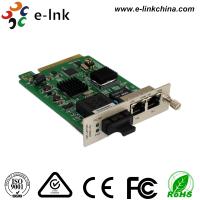 China Managed Gigabit Ethernet Fiber Media Converter 2- Port 10 / 100 / 1000Base-T to 1000 Base-X for sale