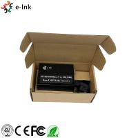 China 10/100/1000 BASE-T to 100/1000 BASE-X SFP Media Converter Fiber To Ethernet Built in Power Supply for sale
