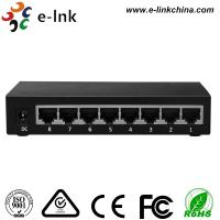 China E- Link Unmanaged 8 RJ45 Port Gigabit Poe Switch Auto Negotiation Supporting Auto-MDI / MDIX for sale
