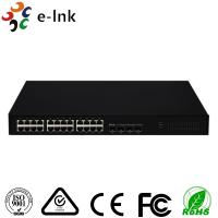 China L3 Managed Ethernet POE Switch 24G + 4 10G SFP+ RISC 400MHz Processor 128Gbps Bandwidth for sale