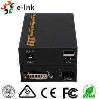 China Signal EDID LC Connector DVI Video To Fiber Converter 4K X 2K 3860*2160 30Hz 3D for sale