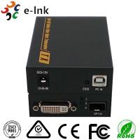 China Signal EDID LC Connector DVI Video To Fiber Converter 4K X 2K 3860*2160 30Hz 3D for sale