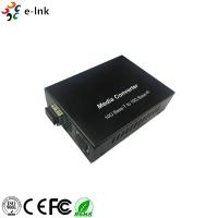 China SFP+ RJ45 Fiber To Ethernet Media Converter 12VDC 10G Base -T To 10G Jumbo Frame for sale