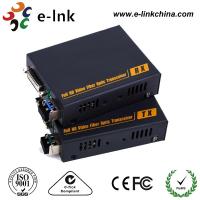 China DVI-D Video To Fiber Media Converter Multi Mode 350 Meters LC SFP Including 1 Transmitter 1 Receiver for sale