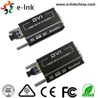 China 4K * 2K DVI Video To Fiber Converter SM10-80KM Default 1.4km EDID Support 1 SFP Port for sale