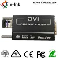 China 4K * 2K DVI Video To Fiber Converter SM10-80KM Default 1.4km EDID Support 1 SFP Port for sale