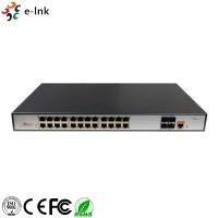 China L3 Managed PoE Switch POE Fiber Media Converter 24 Port 10 / 100 / 1000 Base -T for sale