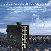 China Mini Industrial Ethernet Switch 10 Port 10/100/1000BASE-T GE 12~48V DC for sale