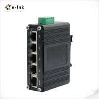 China Mini Industrial 4-Port 10/100/1000BASE-T 802.3at PoE + 1-Port 10/100/1000T Ethernet Switch for sale