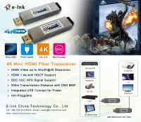 China Mini 4K HDMI Optical Transceiver for sale