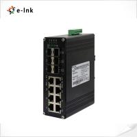 China Industrial 8-Port 10/100/1000T 802.3at PoE + 6-Port 1000X SFP Ethernet Switch for sale