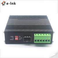 China Industrial 4-port 10/100/1000Base-T + 1-port 100/1000Base-X SFP Ethernet Switch with 110~230VAC Input for sale