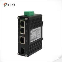 China Mini Industrial 3-Port 10/100/1000T 802.3at PoE + 1-Port 100/1000X SFP Ethernet Switch for sale