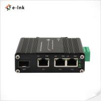 China Mini Industrial 3-Port 10/100/1000T 802.3at PoE + 1-Port 100/1000X SFP Ethernet Switch for sale