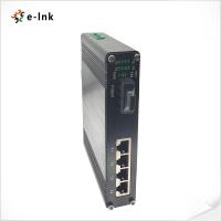 China Industrial 4-Port 10/100/1000T 802.3at PoE + 1-Port 100/1000BASE-X Ethernet Switch for sale