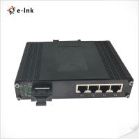 China Industrial 4-Port 10/100/1000T 802.3bt PoE + 1-Port 100/1000BASE-X Ethernet Switch for sale
