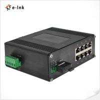 China Industrial 8-Port 10/100/1000T 802.3at PoE + 1-Port 100/1000Base-X Ethernet Switch for sale