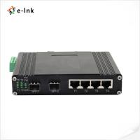 China Industrial 4-port 10/100/1000T 802.3bt PoE + 2-port 100/1000X Ethernet Switch for sale