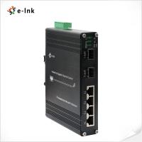 China Industrial 4-port 10/100/1000T 802.3bt PoE + 2-port 100/1000X Ethernet Switch for sale