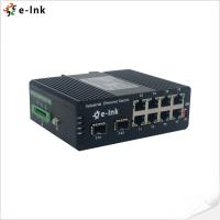 China Industrial 8-port 10/100/1000BASE-T + 2-port 1000BASE-SFP 250m PoE Switch for sale