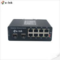 China Industrial 8-port 10/100/1000BASE-T + 2-port 1000BASE-SFP 250m PoE Switch for sale