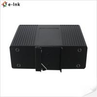 China Industrial 6-Port PoE+ Fast Ethernet Switch with 2 Fiber Uplinks 30W per Port for sale
