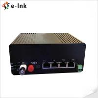 China Rugged 4-Port Fast Ethernet + Video + RS485 + 1G Fiber Industrial Switch for sale